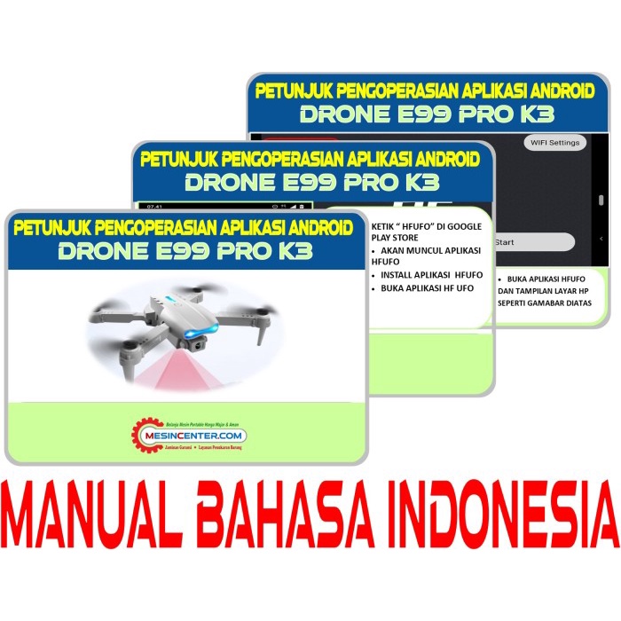 Jual Drone E99 K3 Pro 4K Hd Camera, Dilengkapi Manual Bahasa Indonesia | Shopee Indonesia