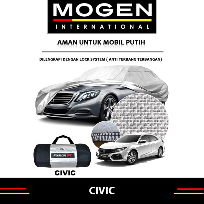 Jual Original Cover Mobil / Civic Merek Fusion R / Cover Mobil Putih ...