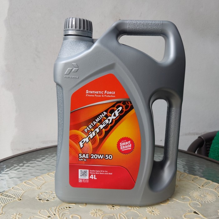 Jual Baru Oli Pertamina Primaxp Sae 20W-50 Api Sl Original Galon4L ...