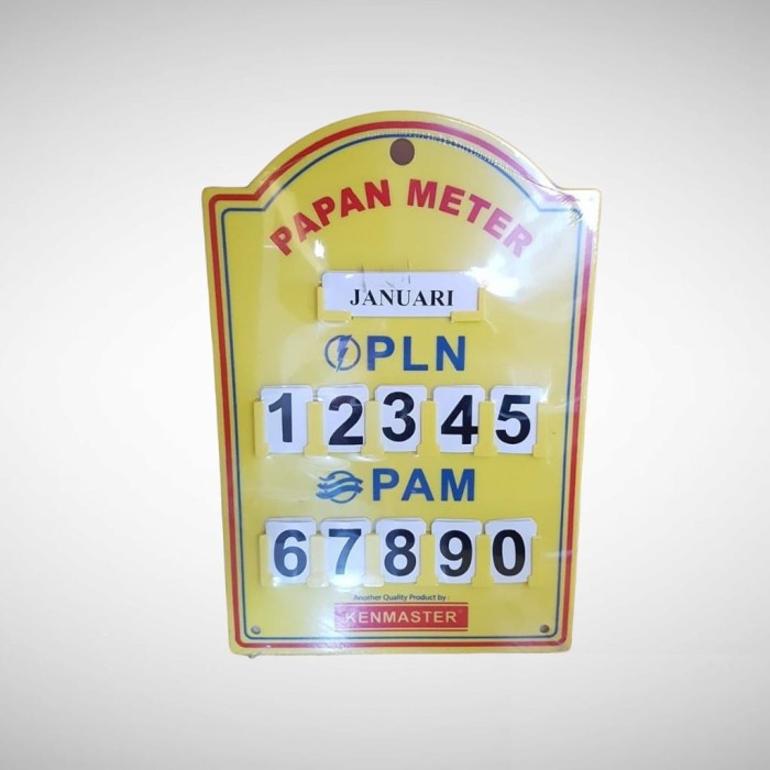 Jual Kenmaster Papan Meteran PLN PAM Meter | Shopee Indonesia