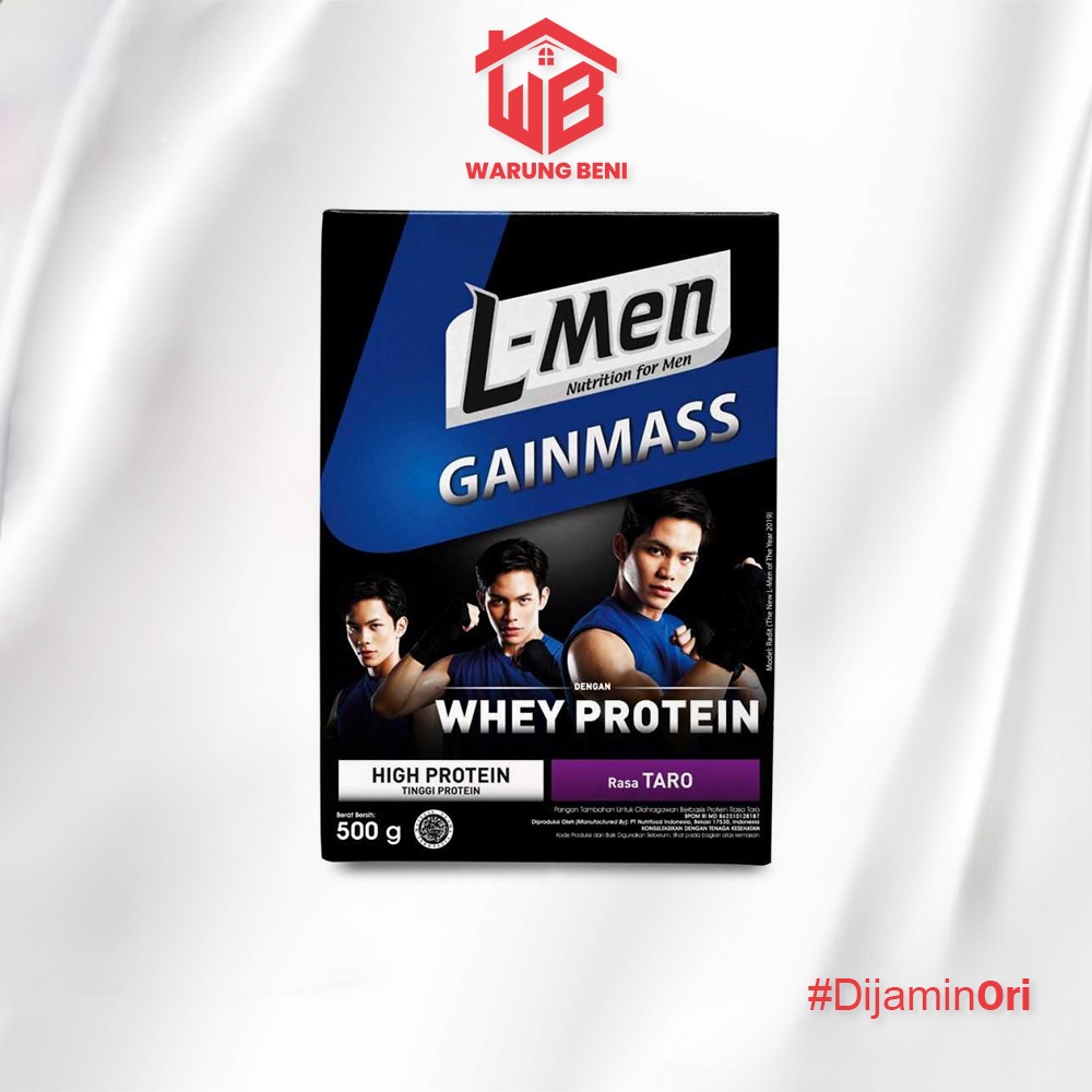 Jual L-Men Gainmass Susu Gainer Tinggi Protein Dengan Whey Protein Taro ...