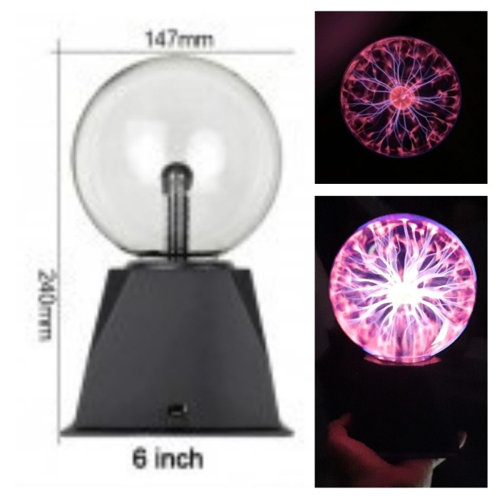 Jual MAINAN LAMPU LISTRIK PLASMA BOLA KRISTAL AJAIB ELECTRIC BALL ...