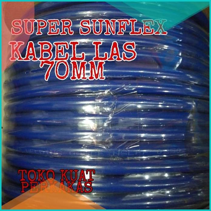 Jual Kabel Las full tembaga SUPER SUNFLEX 70mm 20JVLZ3 perkakas pe ...