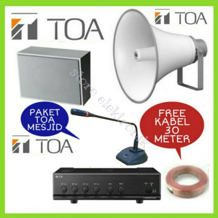 Jual Paket Sound Mesjid Toa Indoor Outdoor Suara | Shopee Indonesia