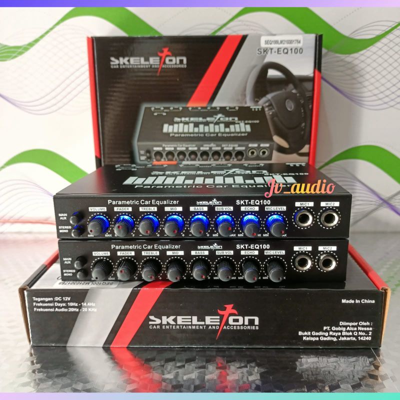 Jual Preamp/ Parametrik Equalizer SKELETON SKT EQ-100 Digital Karaoke ...