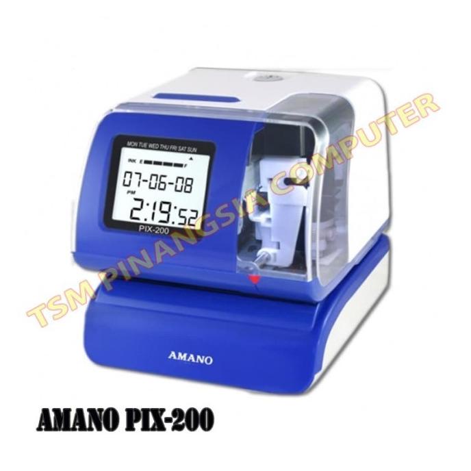 Jual Sale Mesin Absen Amano Pix-200 Electronic Time Stamp Amano Time ...