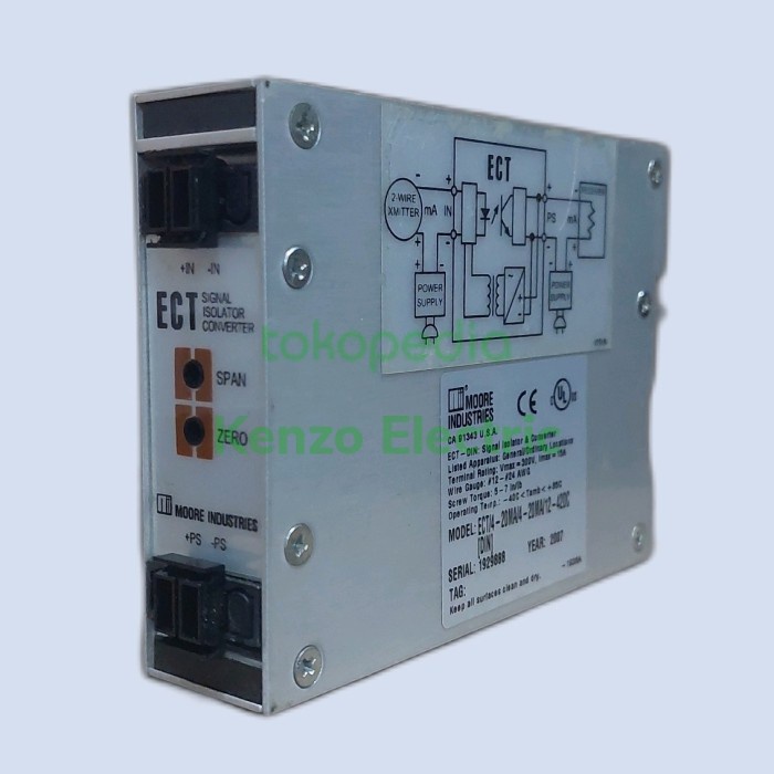 Jual Original Signal Isolator Converter Ect/4-20Ma/4-20Ma/12-42Dc Moore Industries Bisa Gojek ...