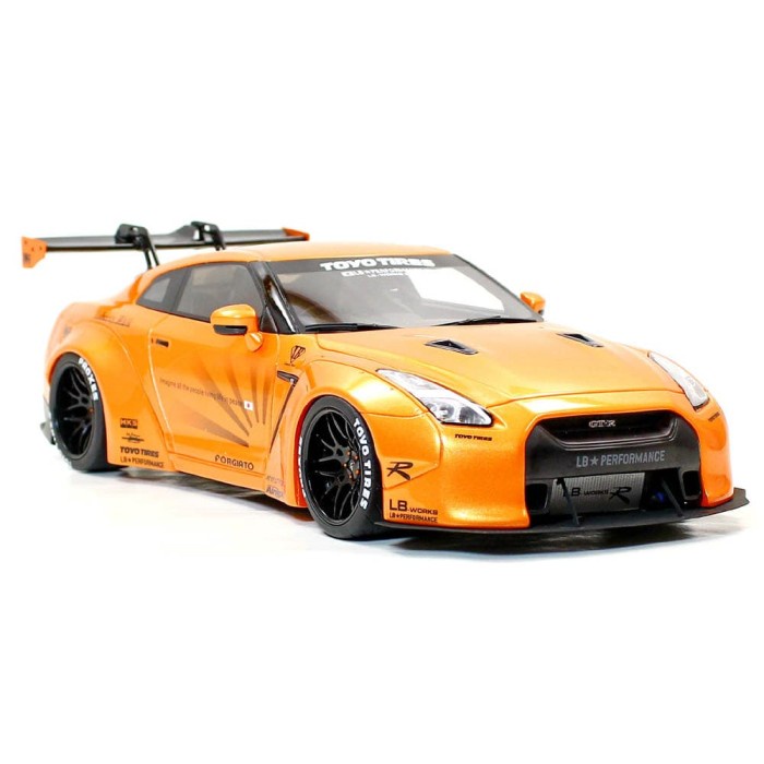 Jual New 1/18 Gt Spirit Nissan Skyline R35 Lb Works Orange Not Otto ...