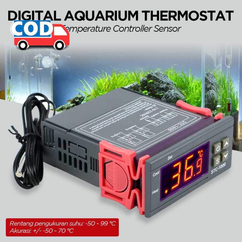 Jual Alat Ukur Suhu Air Aquarium Digital Thermostat Temperature ...