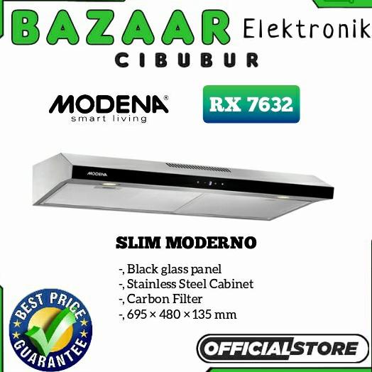 Jual Jual Murah Cookerhood Penghisap Asap Dapur Modena Rx 7632 Rx7632 ...