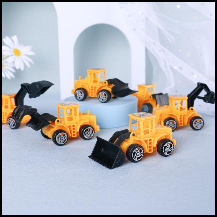 Jual TERMURAH CAKE TOPPER EXCAVATOR / MOBIL KONSTRUKSI 1 SET 6PC ...