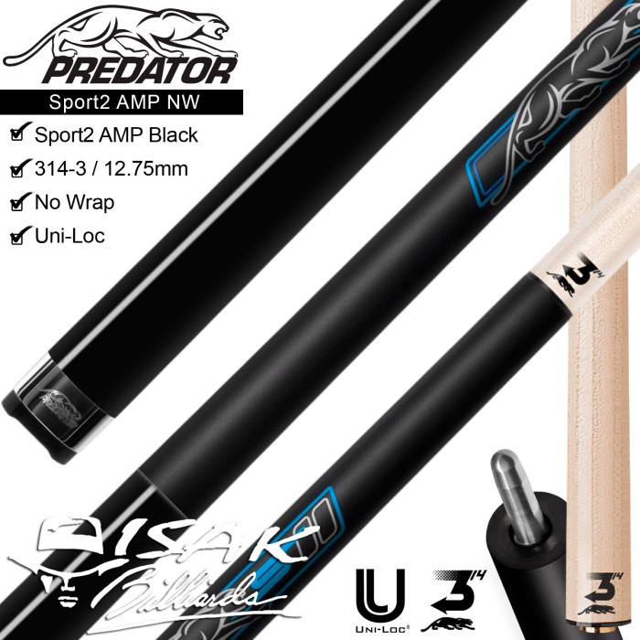Jual Laris Predator Sport2 Amp Nw Uniloc Low Deflection Billiard Cue Stick | Shopee Indonesia
