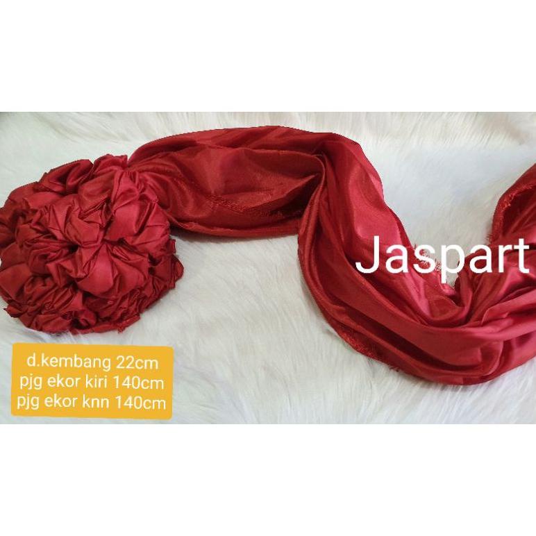 Jual Kain Merah Kain Sangjit Kain Pintu Rumah Kain Nikahan Kain Wedding ...