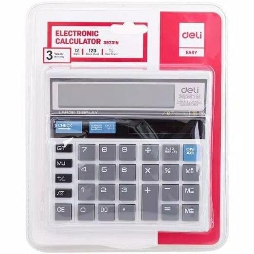 Jual kalkulator 12 digit by deli | Shopee Indonesia