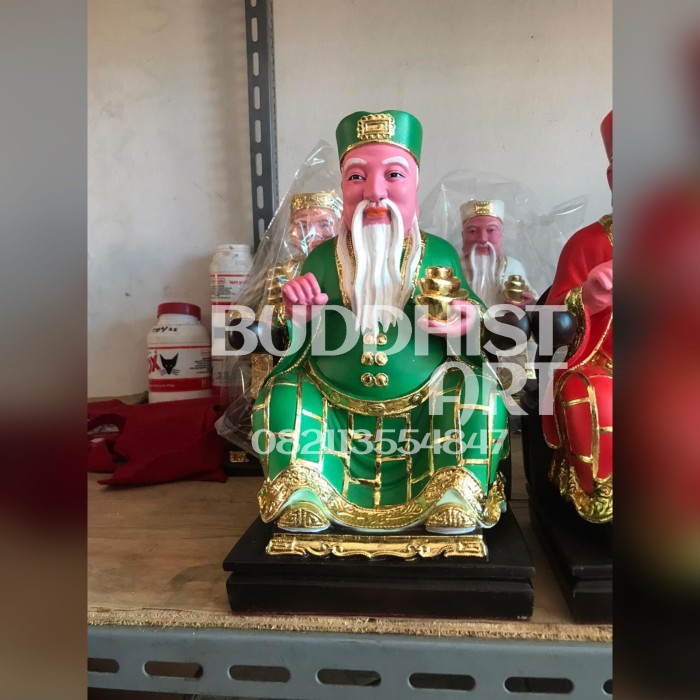 Jual [Original] Patung Dewa Datuk Datok Datuk Kong 12 Inch Hijau Bisa ...