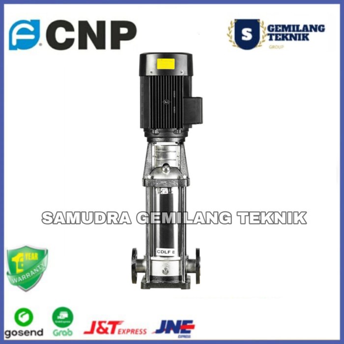 Jual [Original] Mesin Pompa Air Cnp Cdlf 4-22 4Kw Pompa Booster Ro Dan ...
