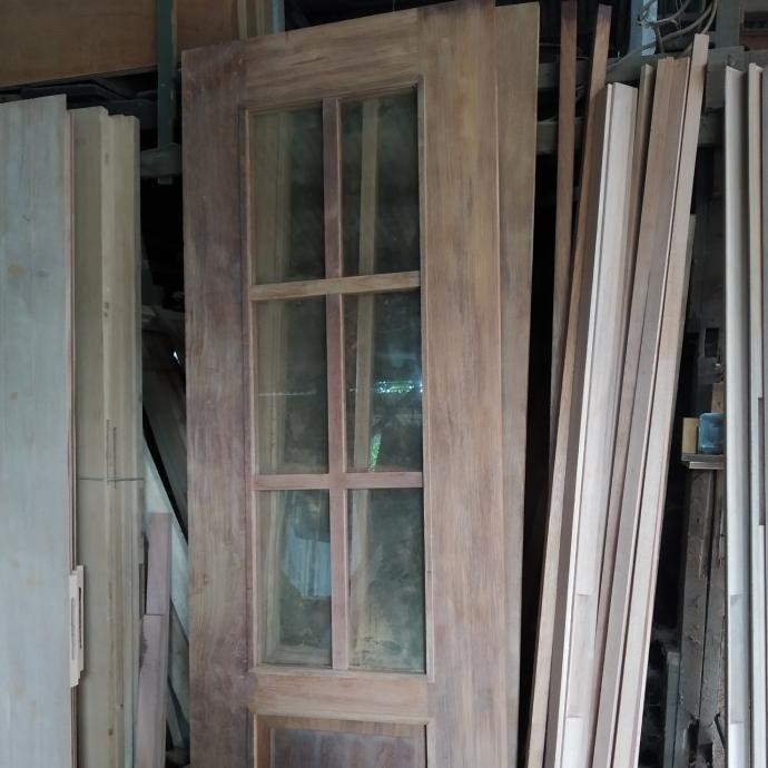 Jual [Ori] Kusen Dan Daun Pintu Kayu Merbau Bisa Sameday | Shopee Indonesia