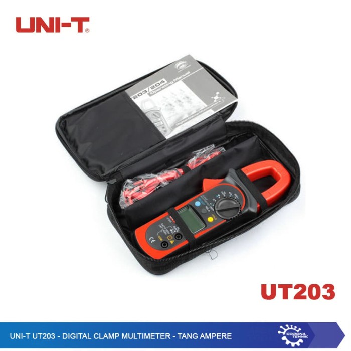 Jual UNI-T UT203 -Digital Clamp Multimeter - Tang Ampere star | Shopee ...