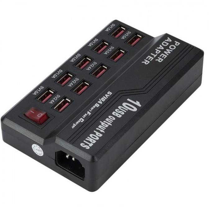 Jual Usb Power Adapter 10 Port 12A Fast Charging Multi | Shopee Indonesia