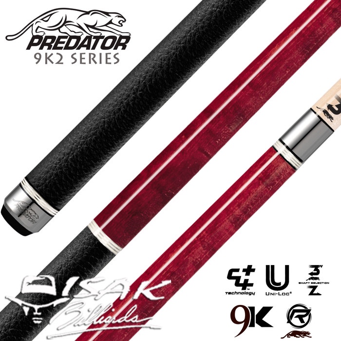 Jual Predator 9K2 Uniloc low Deflection - Billiard Cue Stick Stik ...