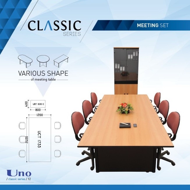 Jual Meja Kerja Meeting Uno Office - Classic Series - Uct 1733- 240Cm ...
