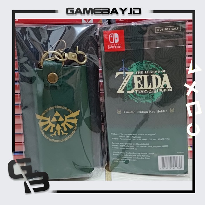 Jual OFFICIAL Keyholder / Key Holder / Keychain Zelda Tears Of The ...