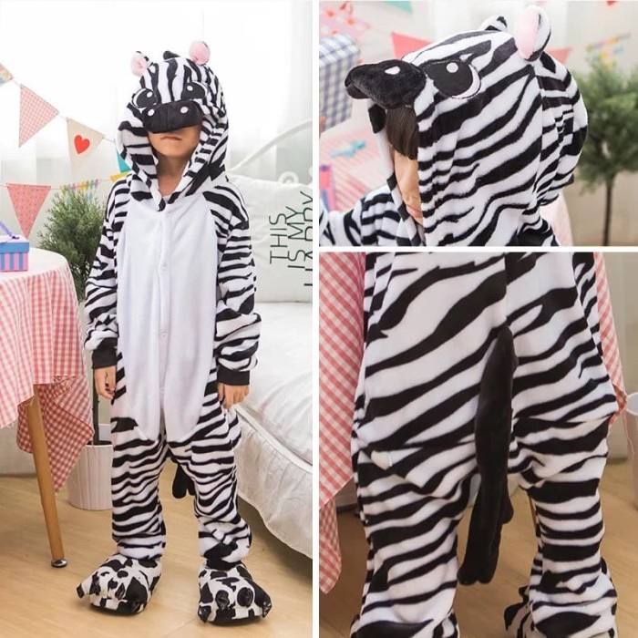 Jual BAJU ONESIE ANAK BONEKA ZEBRA PIYAMA KOSTUM TIDUR ANAK COSPLAY ...