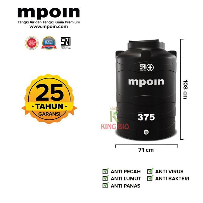 Jual Tangki Air MPOIN PLUS 400 Liter WAVE | Toren Air | Tandon Air ...