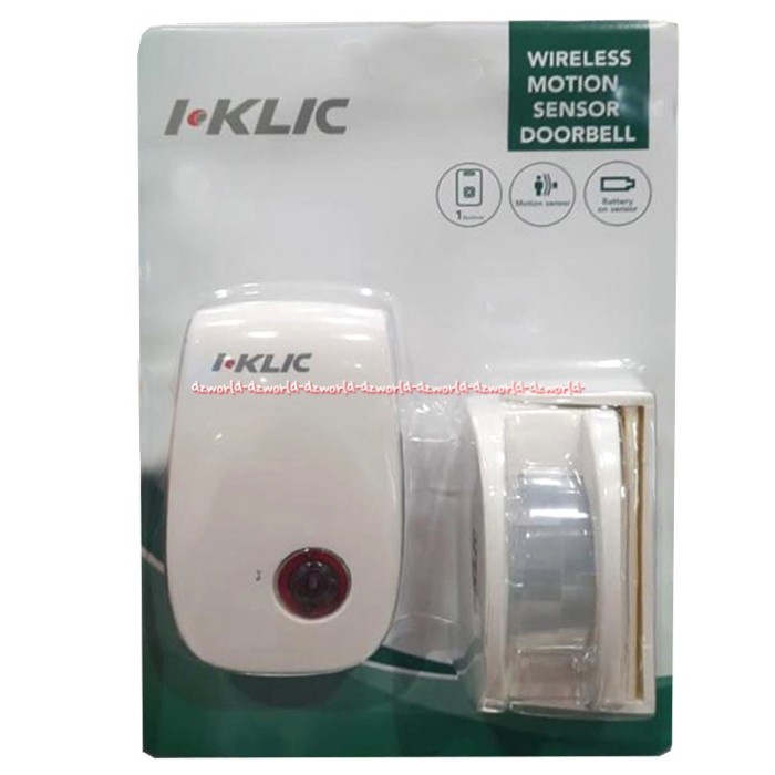 Jual Guid Wireless Motion Sensor Doorbell Bell Berbunyi Sensor Gerak ...