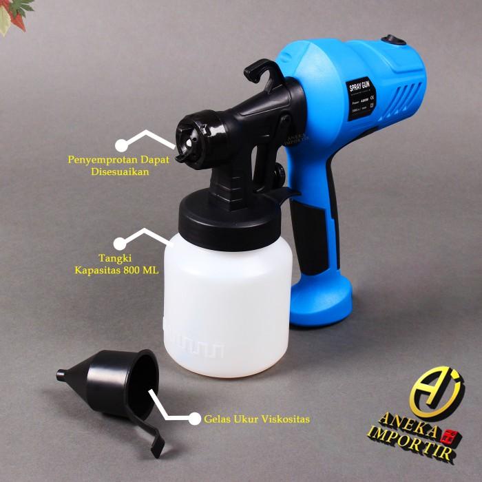 Jual Alat Semprot Cat Minyak Elektrik Listrik Spray Gun Electric 400W ...