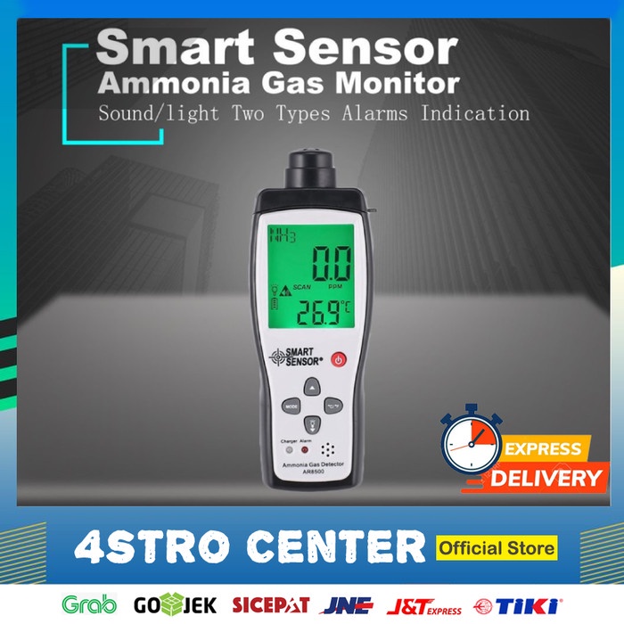 Jual GAS DETECTOR SMART SENSOR AMONIA AR-8500 / AMMONIA AR8500 NH3 | Shopee Indonesia