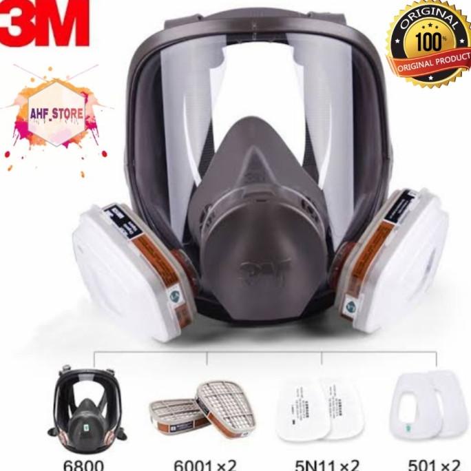 Jual ORIGINAL Masker Respirator 3M 6800 Full Face 6001 2091 2097 6006 ORI | Shopee Indonesia