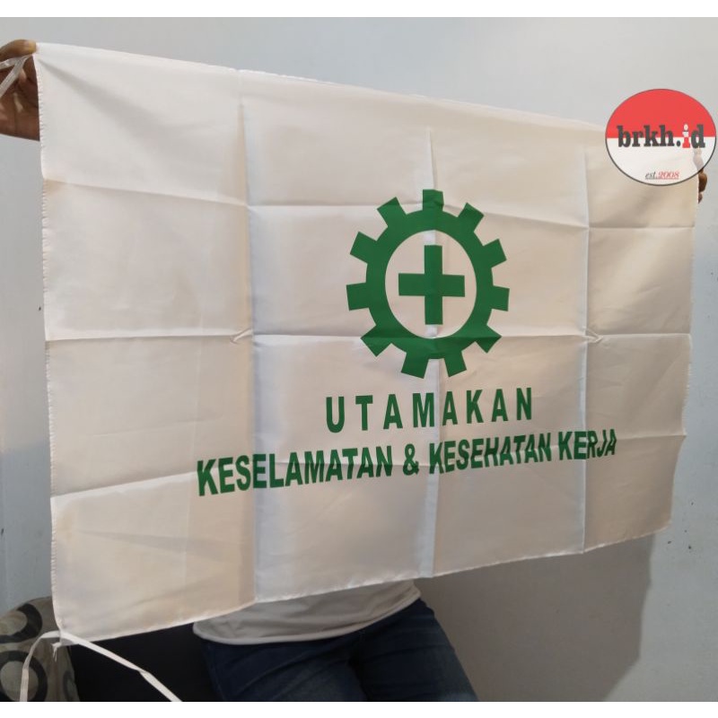 Jual BENDERA SAFETY K3 UTAMAKAN KESELAMATAN KERJA | Shopee Indonesia