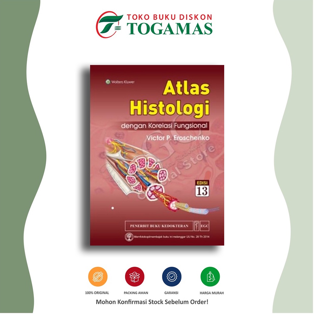 Jual Atlas Histologi Difiore Dengan Korelasi Fungsional Ed. 13 - VICTOR ...