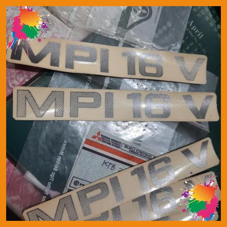Jual sticker stiker mpi 16 v mitsubishi lancer evo 3 cb4 [sj] | Shopee ...