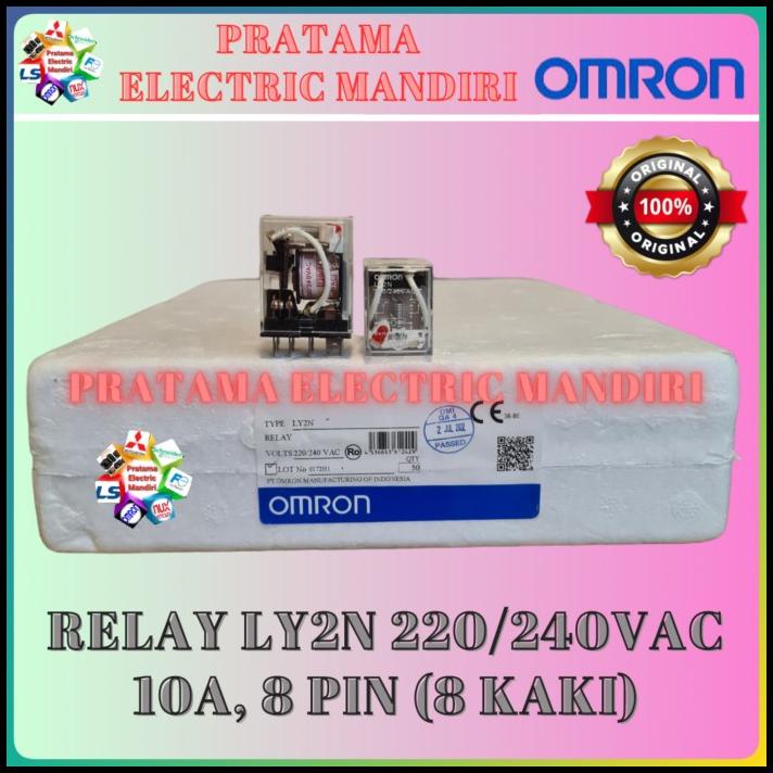 Jual DISKON OMRON ORIGINAL RELAY LY2N 220-240V 220-240VAC 220VAC 240VAC 10A 8 PIN ! | Shopee ...