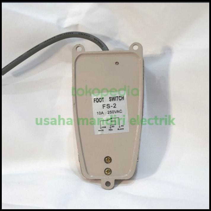 Jual DISKON SAKLAR PEDAL. SAKLAR INJAK. FOOT SWITCH TYPE FS-02 220V 10A !! | Shopee Indonesia