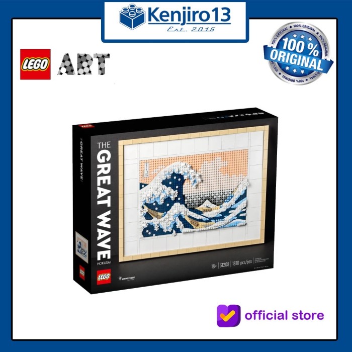 Jual LEGO ART 31208 HOKUSAI - THE GREAT WAVE | Shopee Indonesia