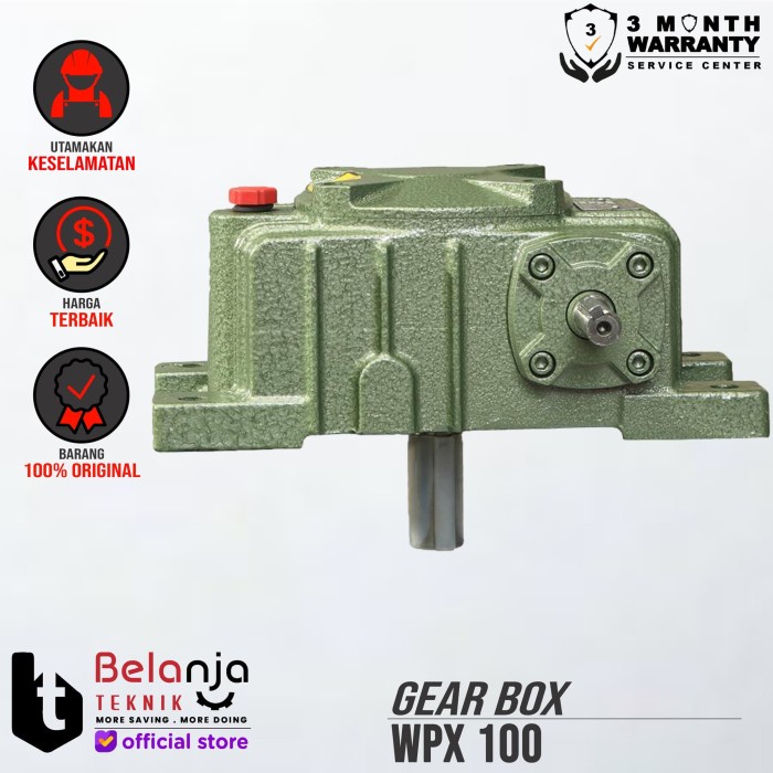 Jual Mesin Penggerak - Gearbox WPX 100 - All Ratio | Shopee Indonesia