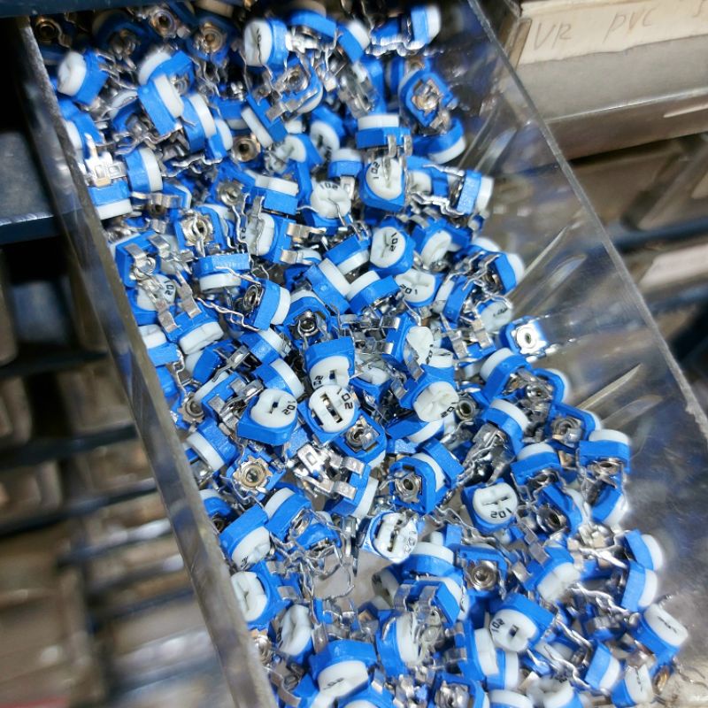 Jual RM065 Vertical Kaki Lurus Variable Resistor TRIMPOT VARIABLE ...