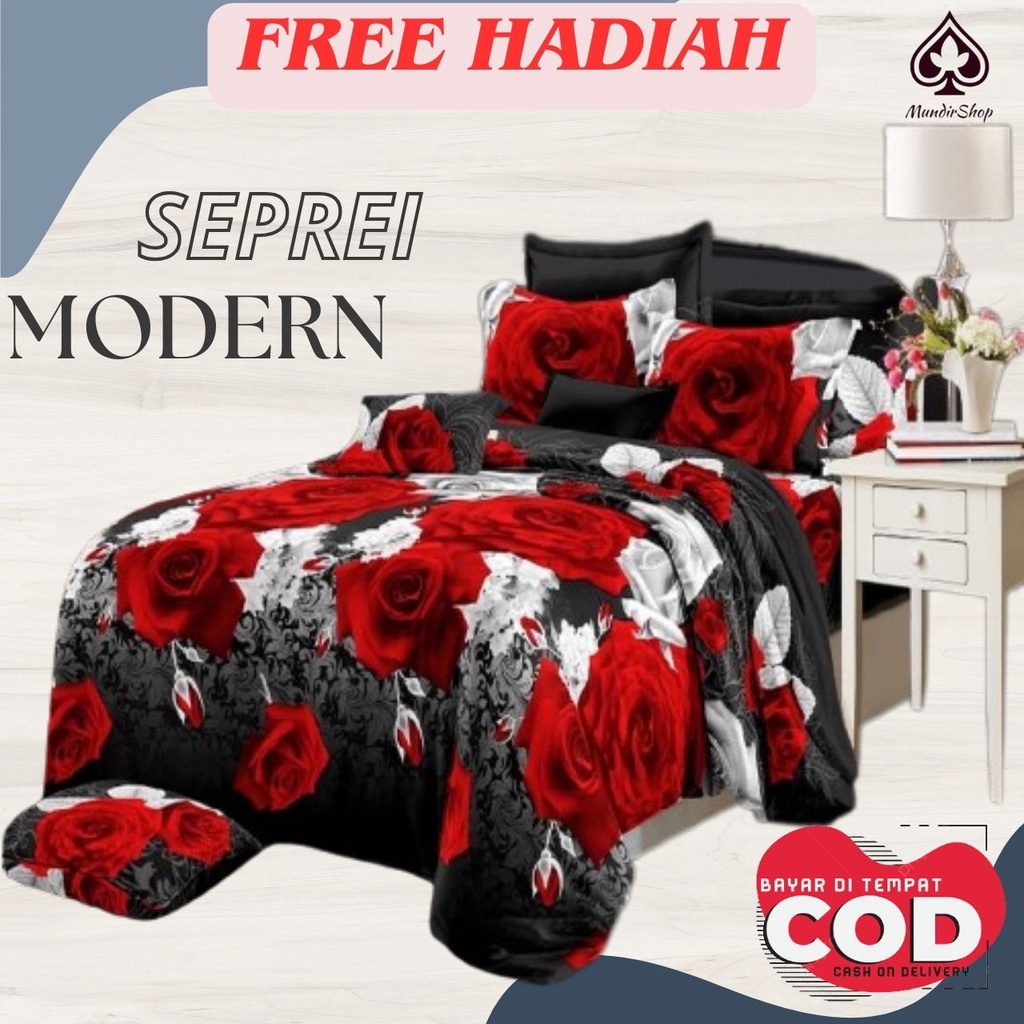 Jual Seprei Ukuran 180x200cm Sprei Morif Bunga Cantik Terbaru Murah ...