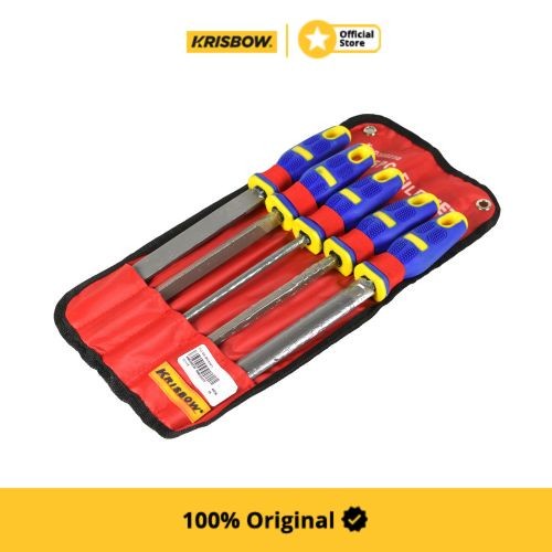 Jual Promo Krisbow File Set Set Kikir 20 Cm 5 Pcs Lrfis5 | Shopee Indonesia