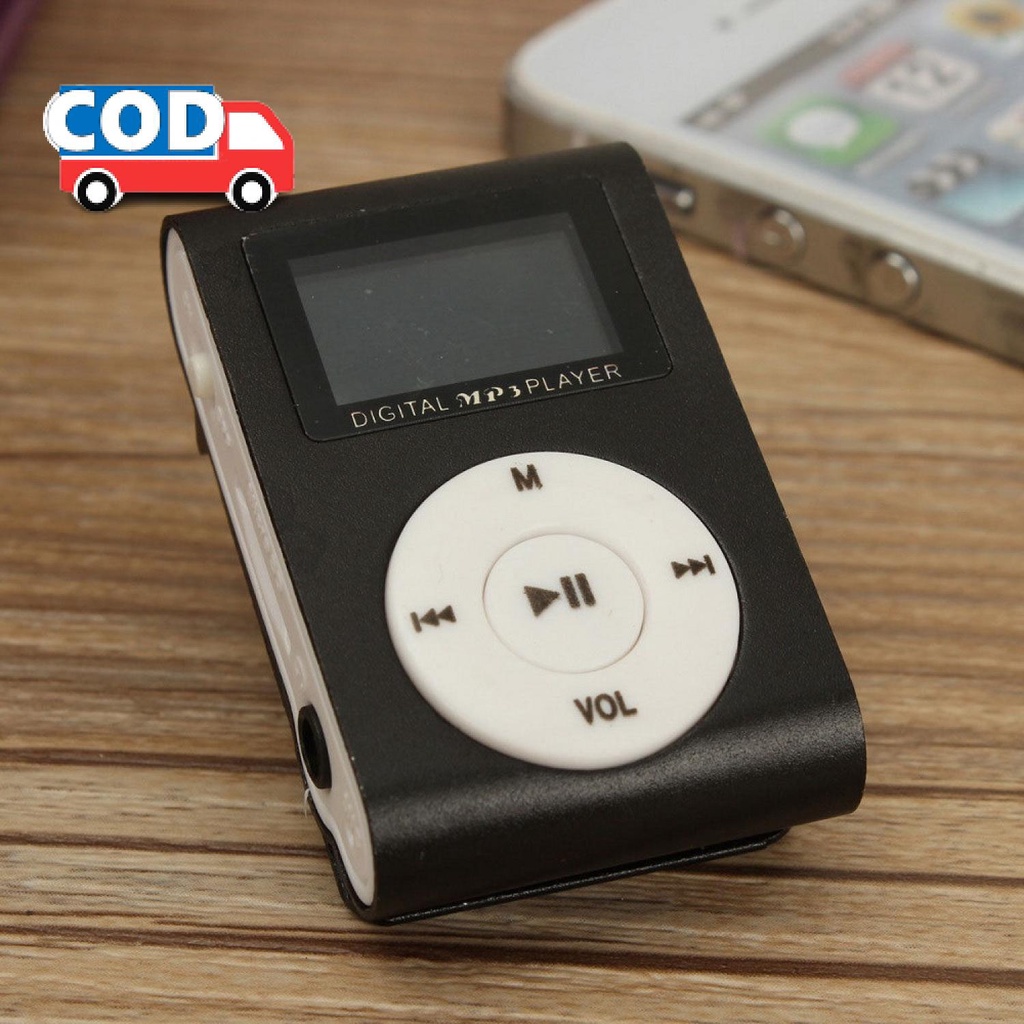 Jual MP3 Mini Player Digital LCD TF Card Micro SD 64Gb Pemutar Musik ...