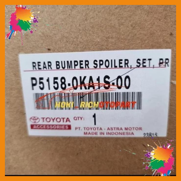 Jual bodykit body kit spoiler bumper belakang innova zenix modellista ...