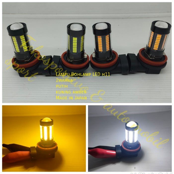 Jual Lampu LED H11 foglamp kabut LED h11 putih kuning amber star | Shopee Indonesia