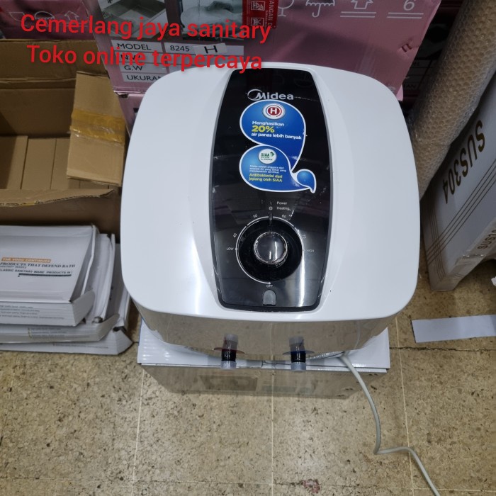 Jual WATER HEATER LISTRIK MIDEA 15 LITER D 15-02V2 PEMANAS AIR MIDEA 15 L | Shopee Indonesia
