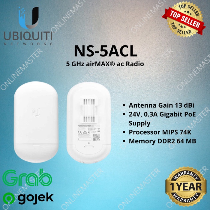 Jual Ubiquiti NS-5ACL Nanostation Loco 5AC | Shopee Indonesia