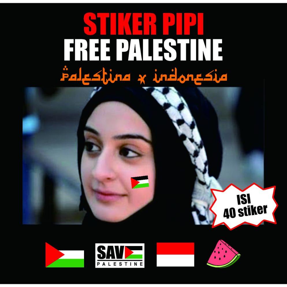 Jual Cod Stiker Pipi Bendera Palestine/Stiker Save Palestine /Sticker ...