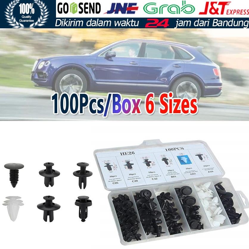 Jual Baru - Baut Rivet Mobil Universal Car Push Pin Fasteners Clip ...