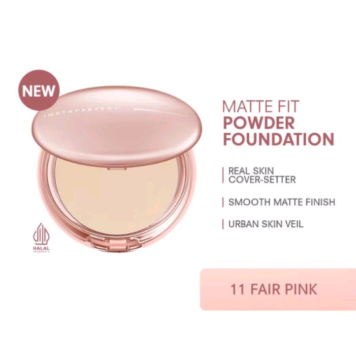 Jual WARDAH INSTAPERFECT MATTE FIT POWDER FOUNDATION | Shopee Indonesia